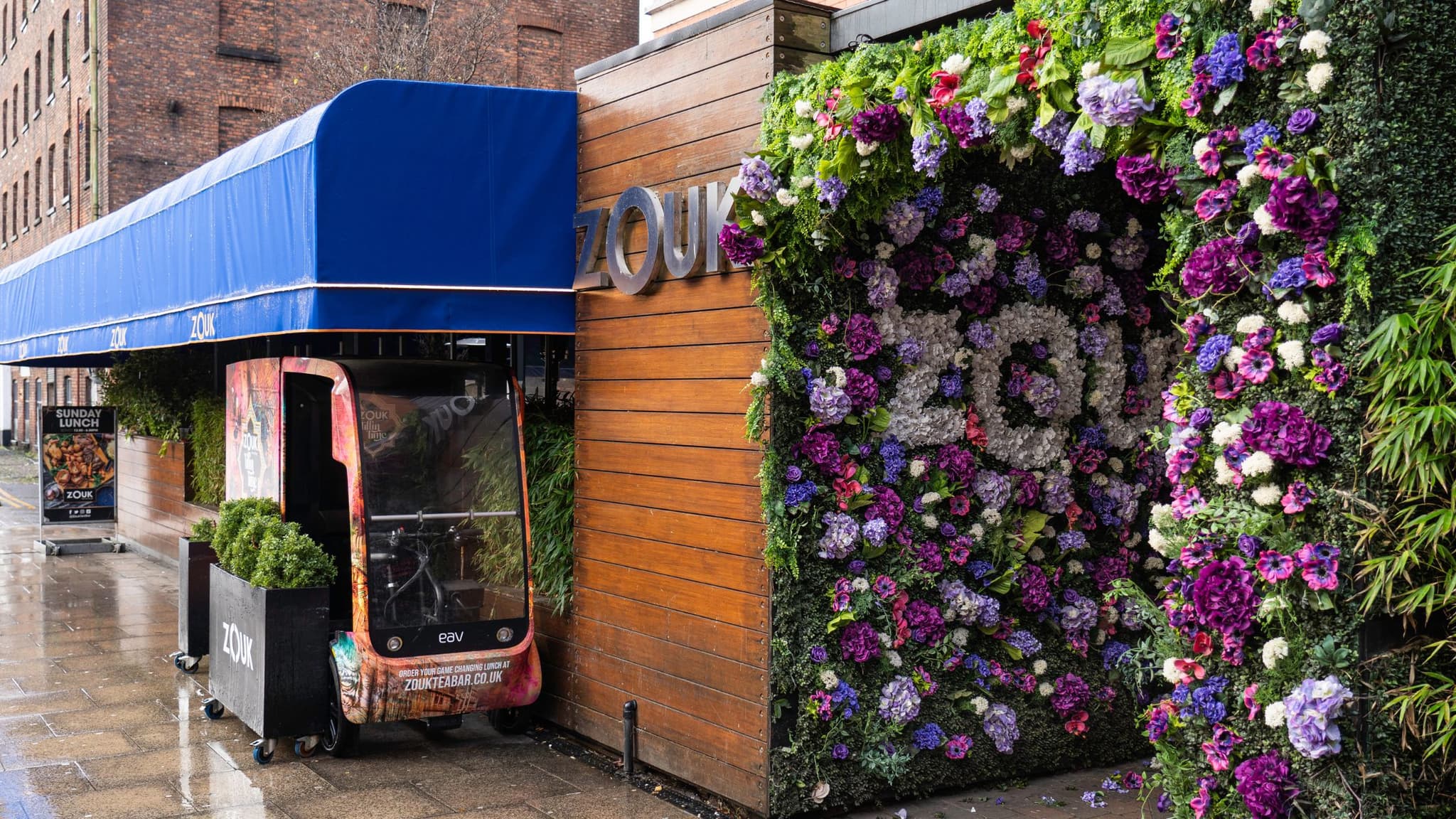 Discover Zouk Manchester's Outside Terrace - Zouk Tea Bar & Grill